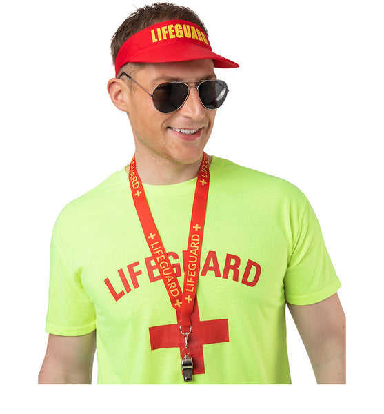 Lifeguard Baywatch Style Whistle on Lanyard, Beach Parties, Pool Parti ...